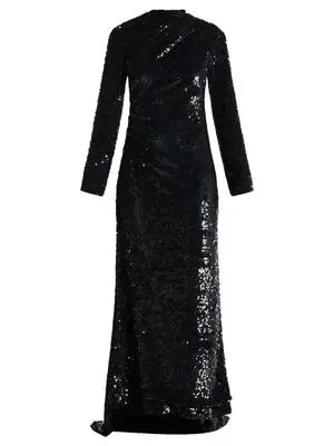 ILTA Adeline Sequin Maxi Dress - Black