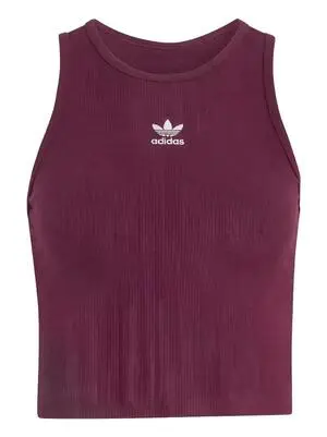 Adidas Originals Ribbed Tank Top - Purple