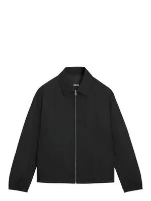 BOSS Zip-up Jacket - Black