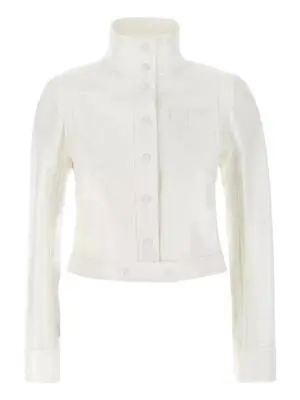COURREGES Logo-detail Jacket - White