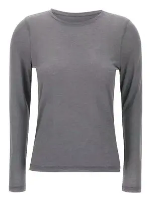 NOT SHY Crewneck Long-sleeve T-shirt - Grey