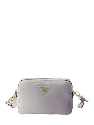Prada Logo-detail Shoulder Bag - Grey