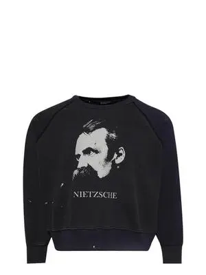 Enfants Riches Déprimés Nietzsche Raglan Sweatshirt - Purple