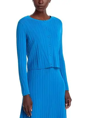 Elie Tahari The Lori Cardigan - Blue Palace