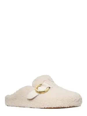 Kate Spade New York Halo Shearling Clogs - Natural