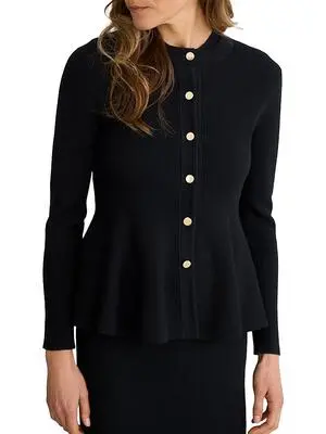 HOBBS LONDON Bridget Knitted Jacket - Black