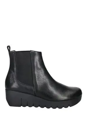 Fly London Wedge-heel Chelsea Boots - Black