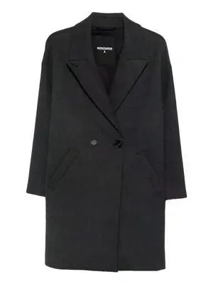Patrizia Pepe Double-breasted Overcoat - Grey