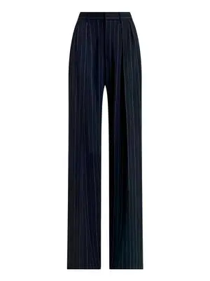 Ralph Lauren Jody Striped Trousers - Blue