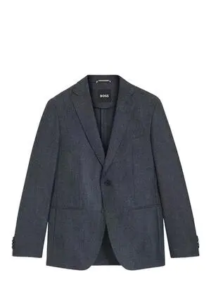 BOSS Textured Blazer - Blue