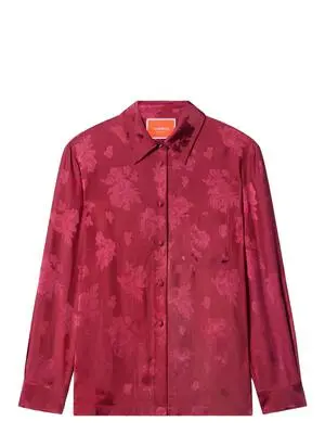 La DoubleJ Floral Pattern Shirt - Red