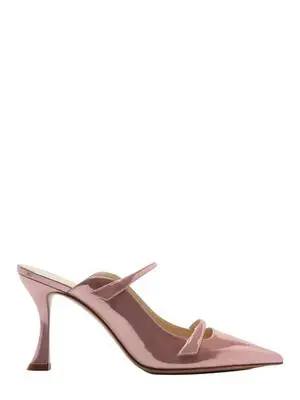 ALEXANDRE BIRMAN 85mm Tita Pointed-toe Mules With Straps - Pink