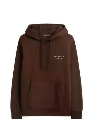 Tommy Hilfiger Logo Hoodie - Brown