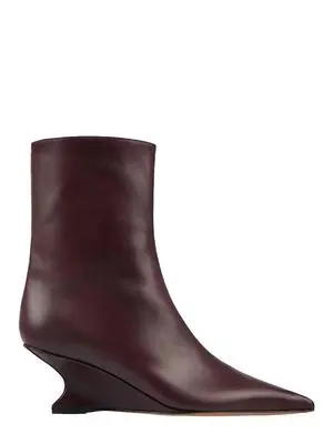 Paris Texas Nina Pointed Toe Boots - Red