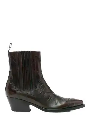 Sartore 45mm Positado Ankle Boots - Brown