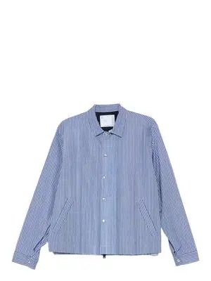 Sacai Striped Overshirt - Blue