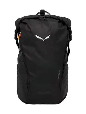 SALEWA Logo Roll-top Backpack - Black