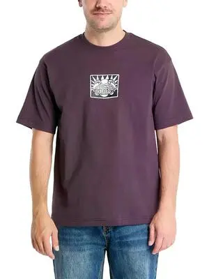VANS Mouf Loose T-shirt Purple