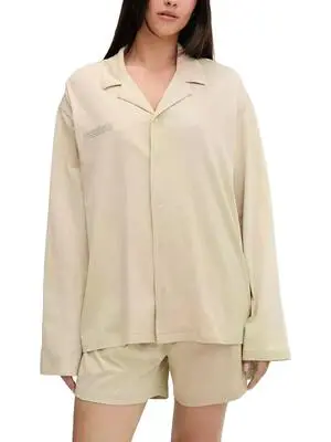 PANGAIA Buttoned Pyjama Set - Neutrals