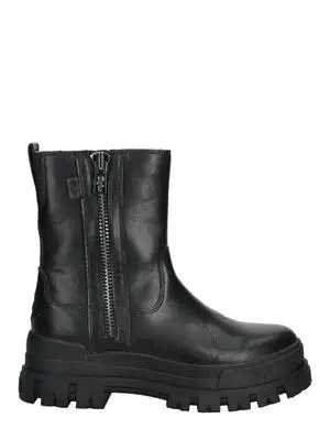 BUFFALO Aspha Zip Lug-sole Boots - Black