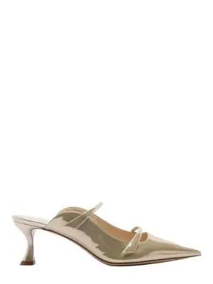 ALEXANDRE BIRMAN 60mm Tita Pointed-toe Strap Mules - Neutrals