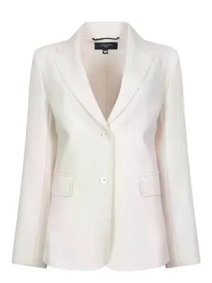 Max Mara Button Notched-lapel Blazer - Neutrals