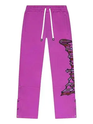 GODSPEED Logo Plaid Track Pants - Pink