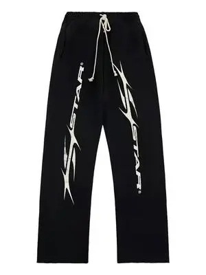 HELLSTAR Flame Track Pants - Black