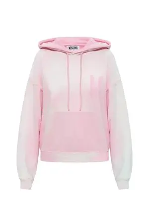 Moschino Tie-dye Patterned Hoodie - Pink