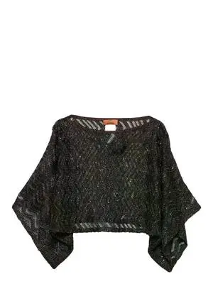 Missoni Zigzag Pattern Sweater - Brown