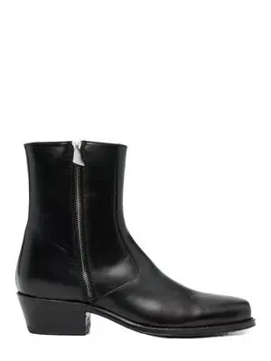 CENERE GB Damy Zipped Boots - Black