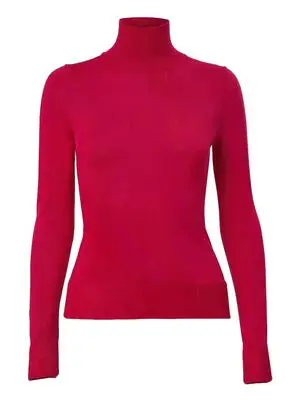 Carolina Herrera Long-sleeve Turtleneck Sweater - Red