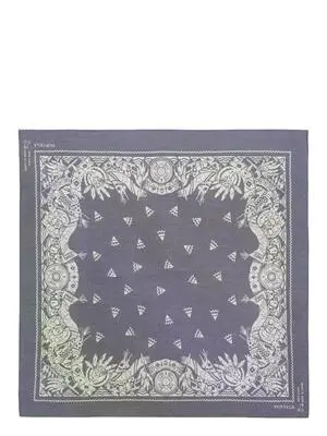 FORTELA Apache-print Cotton Bandana - Blue