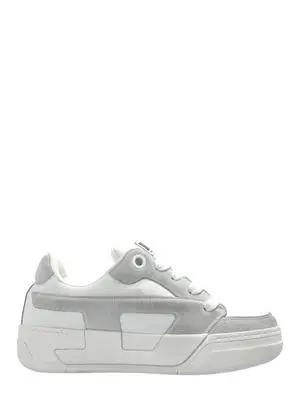 DIESEL® Panelled Low Top Sneakers - White