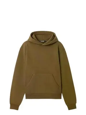 Jacquemus Logo Long-sleeve Hoodie - Brown