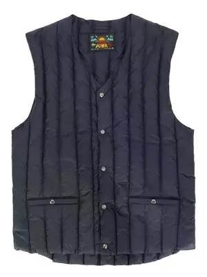 FORTELA Padded Quilted Gilet - Blue
