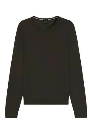 BOSS Crew-neck Jumper - Brown