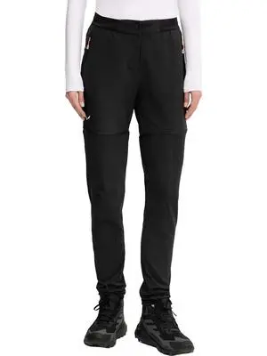 SALEWA Logo-print Performance Trousers - Black