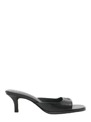 Patrizia Pepe Square-toe Heeled Sandals - Black