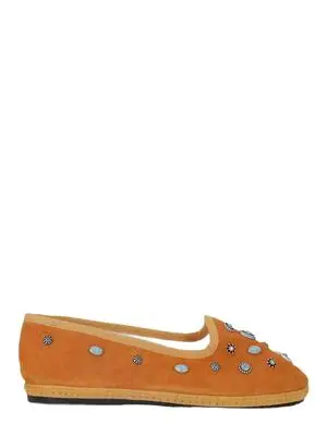 FORTELA Friulan Suede Slippers - Orange