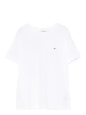 Gant Short-sleeved T-shirt - White