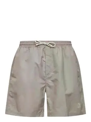 Brunello Cucinelli Drawstring Beach Shorts - Neutrals