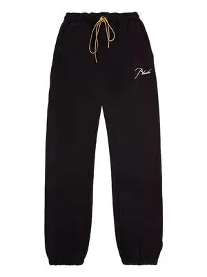 Rhude Classique Drawstring Track Pants - Black