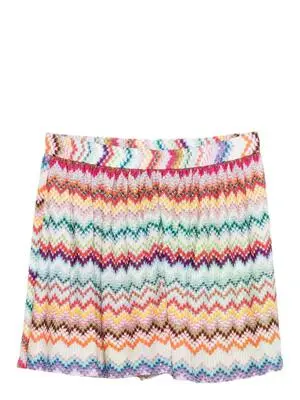 MISSONI Zig-Zag Pattern Shorts