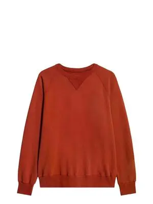 FORTELA Harvard Raglan-sleeve Crew-neck Sweatshirt - Red