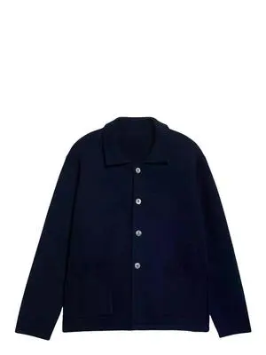 FORTELA Buttoned Cardigan - Blue
