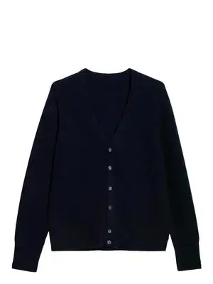 FORTELA V-neck Button Cardigan - Blue