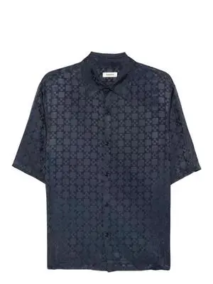 Sandro Check-pattern Shirt - Blue