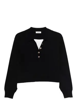 Sandro Polo-collar Sweater - Blue