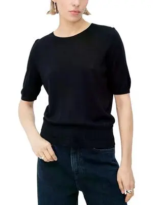 BOSS Short-sleeve Sweater - Black